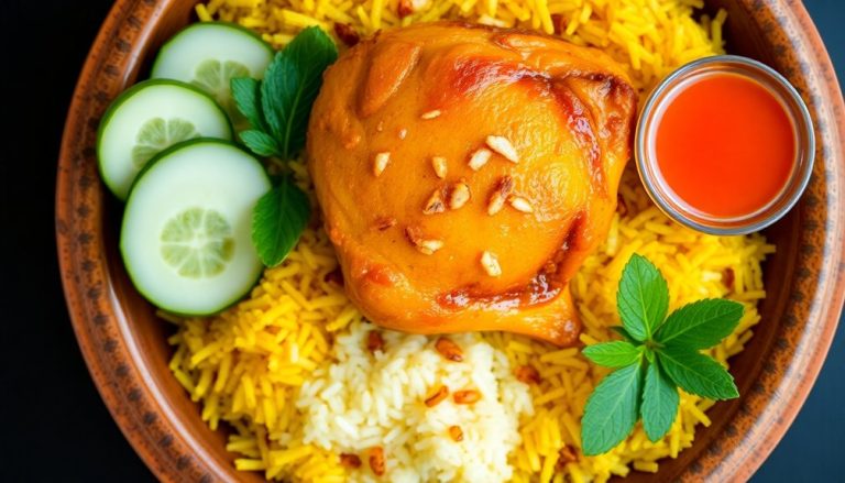Easy Thai Chicken Biryani | Khao Mok Gai Recipe