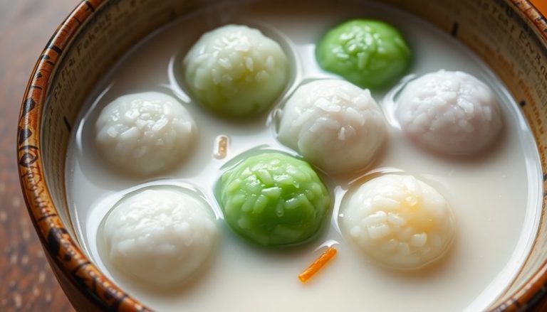 Bua Loy – Rice Balls in Coconut Milk -Best Thai Rice Balls